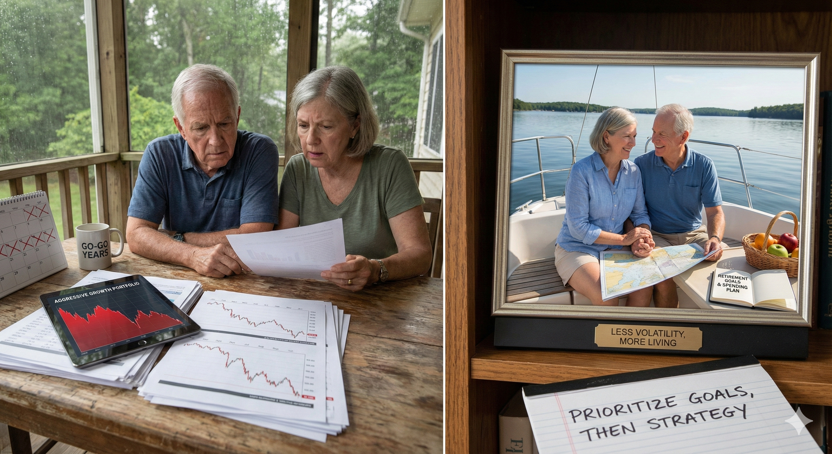 The risks of retiring with a more aggressive portfolio